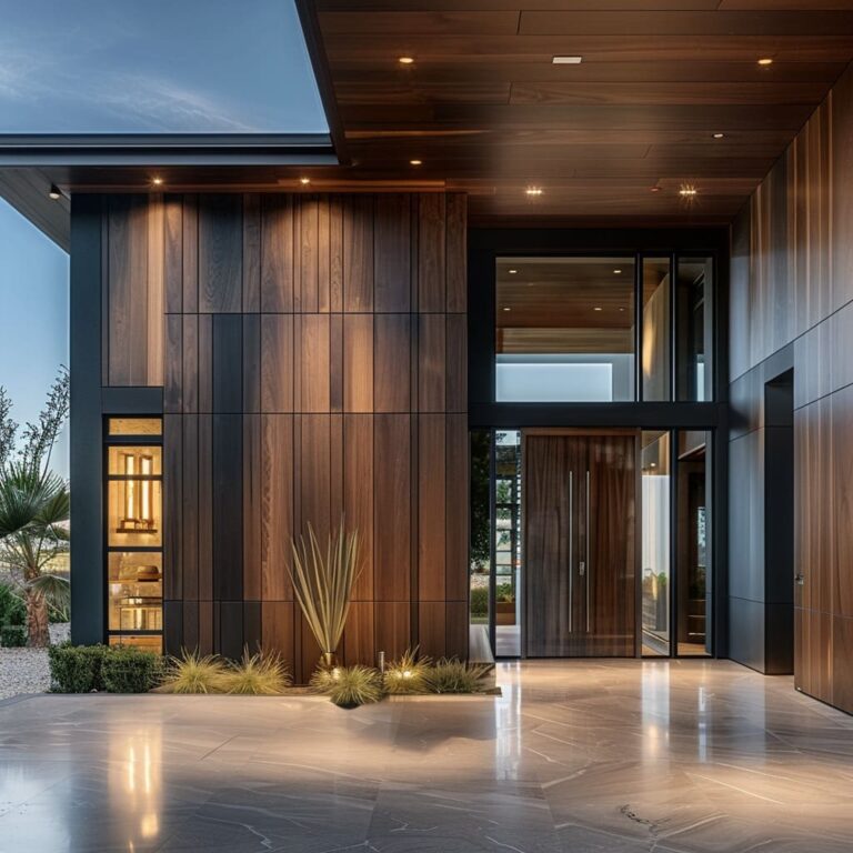 Modern Architectural Masterpieces with Wood, Metal, Glass