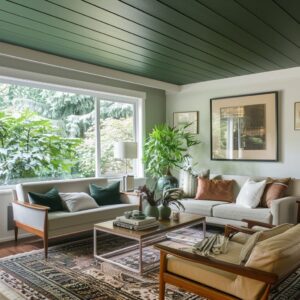 Budget Home Makeover: Bold Ceiling Colors for Instant Style