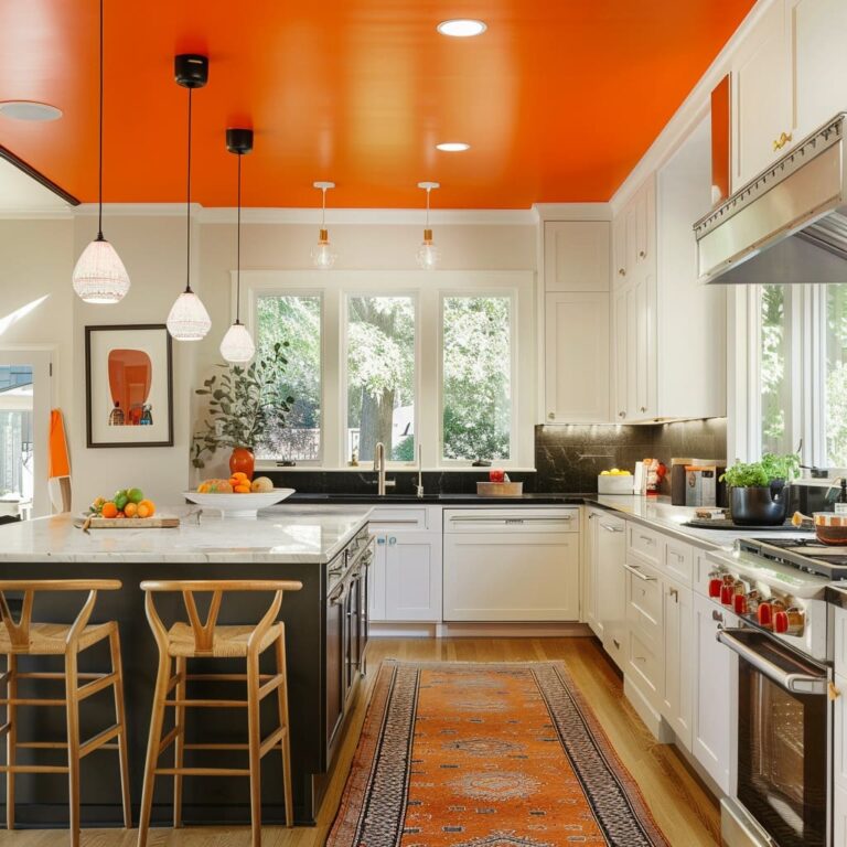 Budget Home Makeover: Bold Ceiling Colors for Instant Style