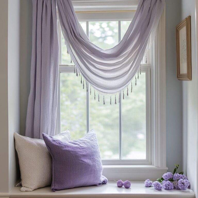 Chic and Trendy Window Scarf Ideas for Every Room | FH