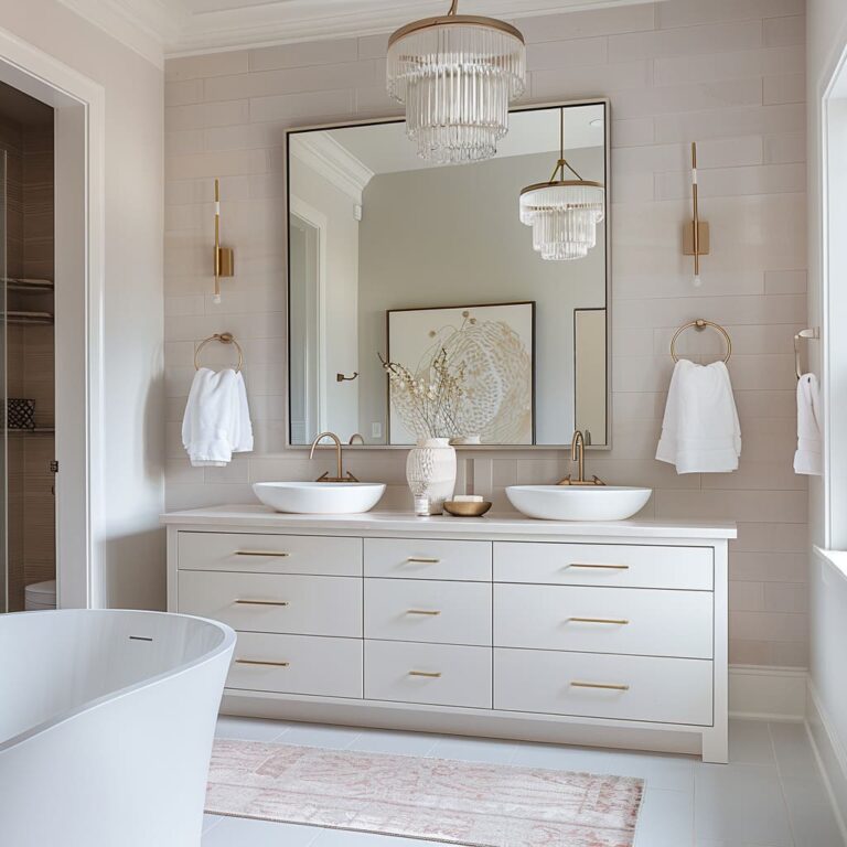 Timeless Bathroom Design Ideas with Modern Classic Elements