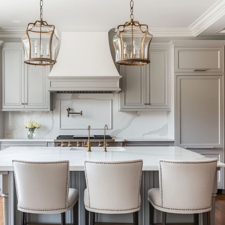 Balanced Kitchen Designs with Modern Classic Elegance | FH