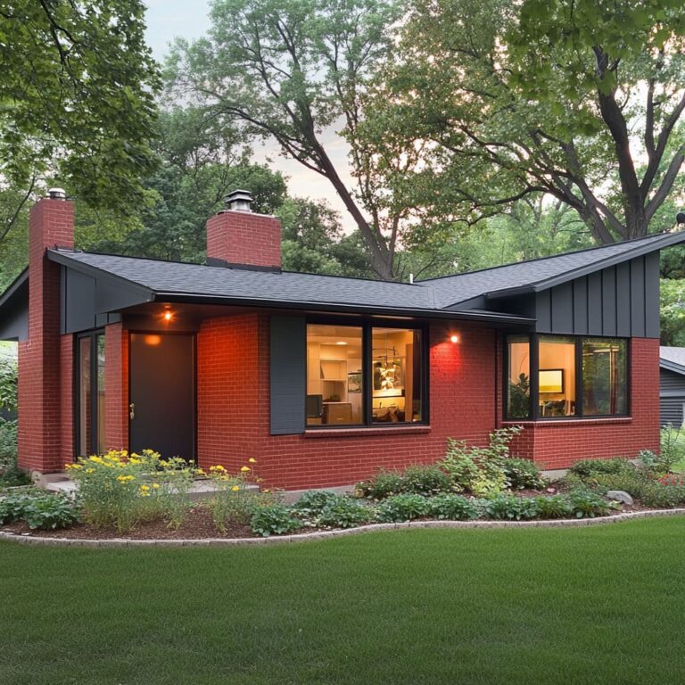 Top Ranch House Designs & Color Schemes for a Remodel \ FH