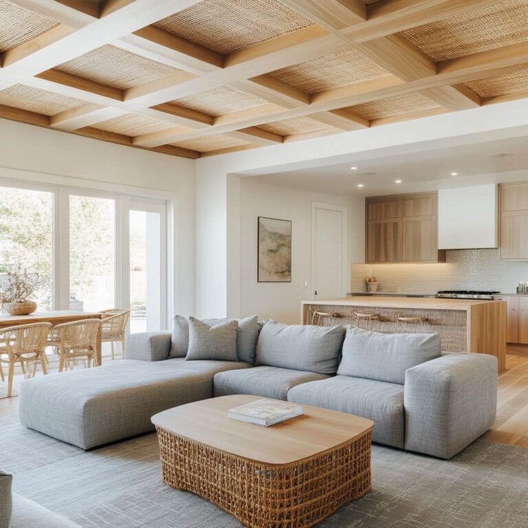 Stunning Coffered Ceiling Designs for Living Rooms | FH