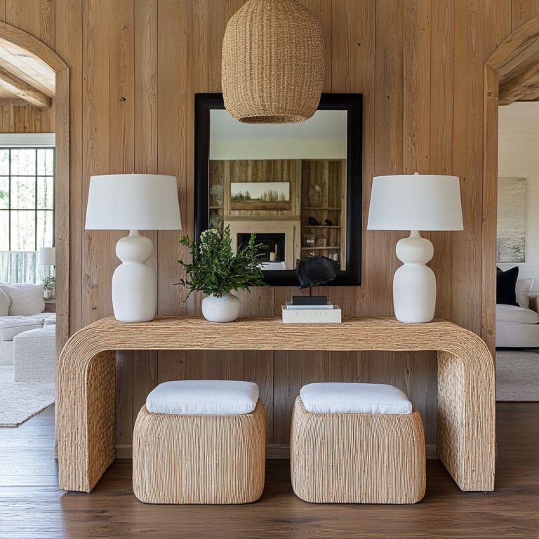 Simple Yet Striking: 11 Farmhouse Console Tables for Home