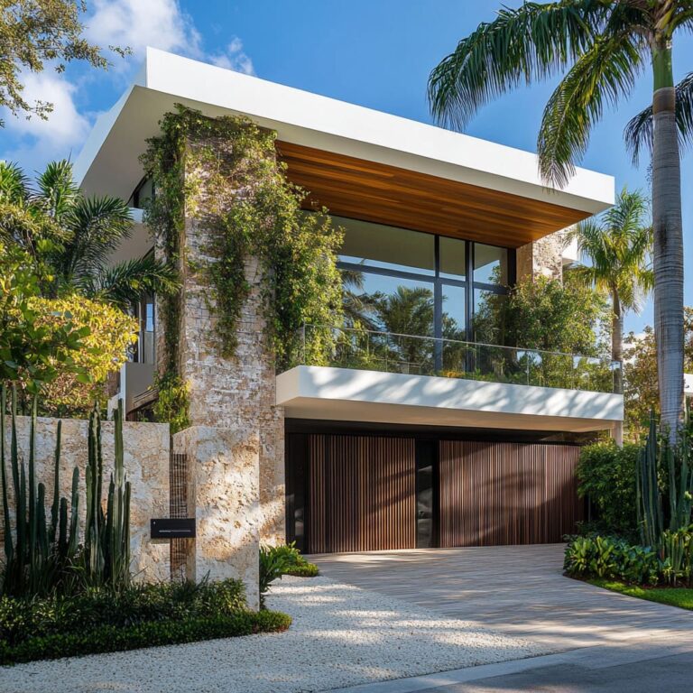 Modern Home Exterior: Striking Designs with Mixed Materials