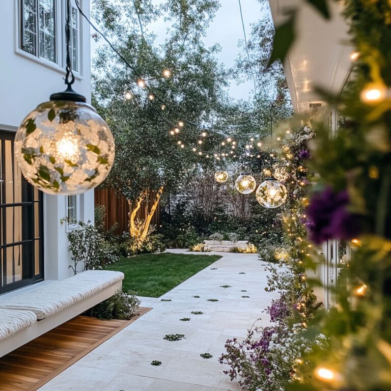 Backyard Christmas Decorating Ideas for Patio & Side Yard