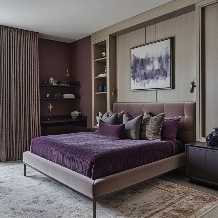 Mejores Ideas para Dormitorios Morados Modernos y de Lujo