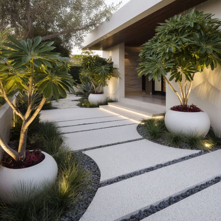 Modern Walkway Design Ideas: Shape, Light, Balance & Flow
