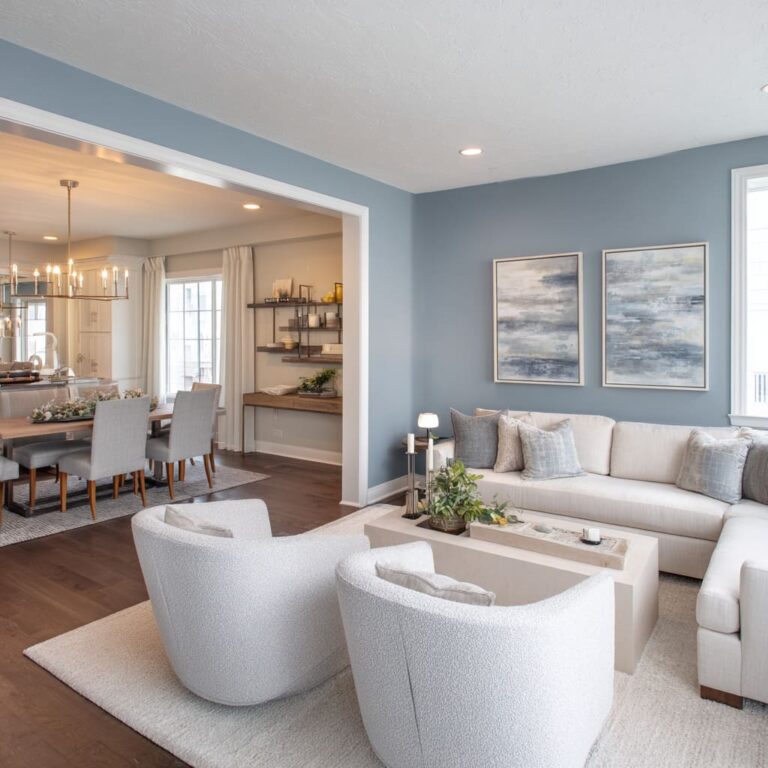 Soft Color Ideas for Modern Living Room Accent Walls | FH
