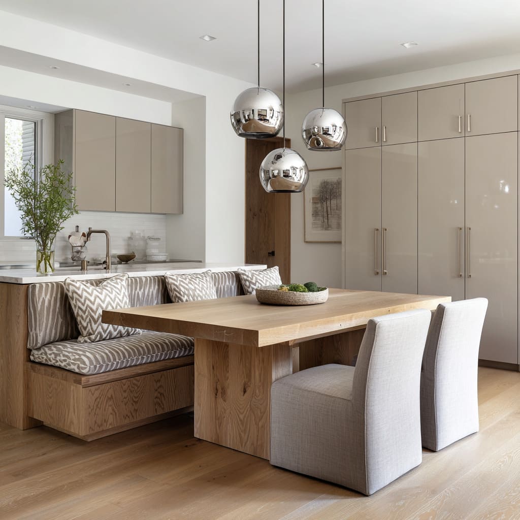 Modern Kitchen Islands With Seating: Built-In Design Ideas
