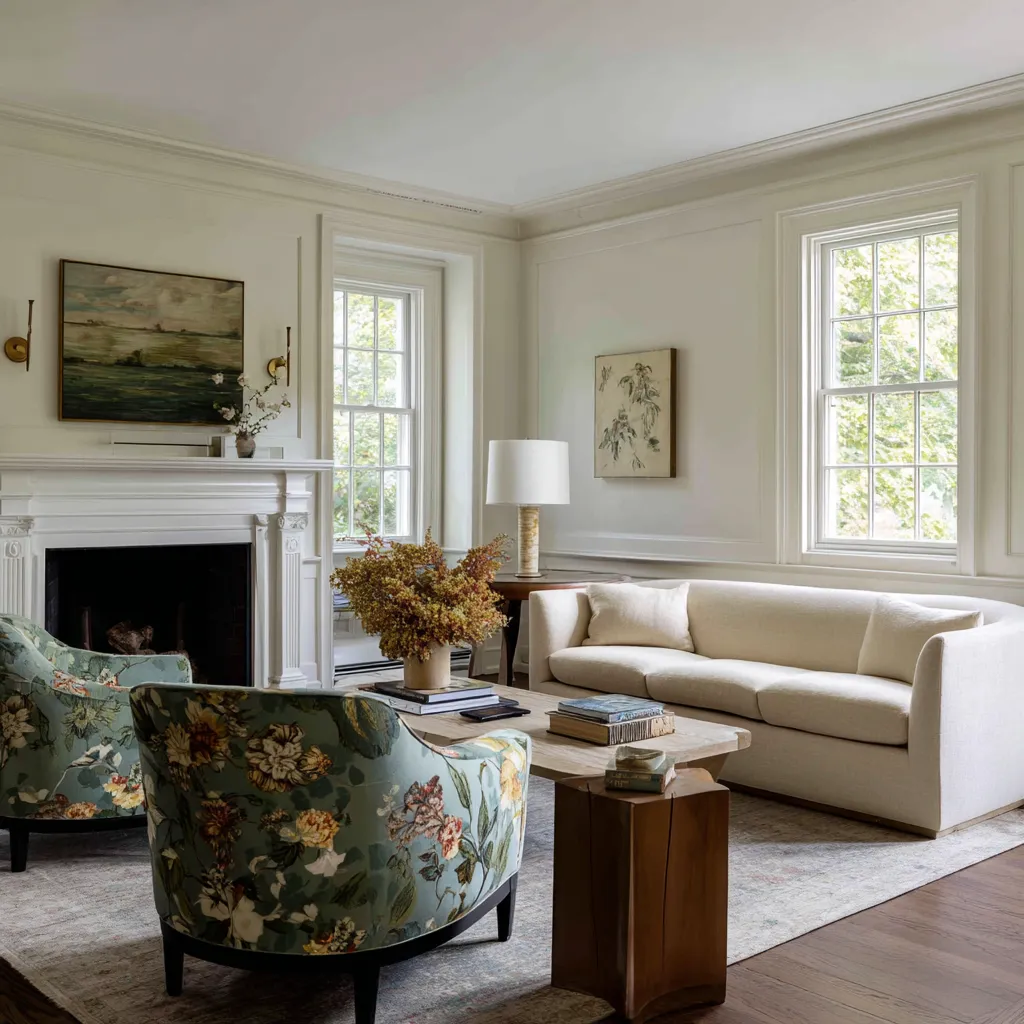 Modern Grandmillennial Living Room Design That Feels Fresh