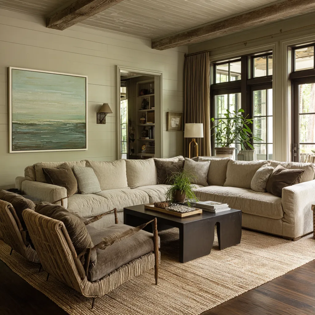 Modern Lowcountry Living Room Design for Today’s Homes | FH