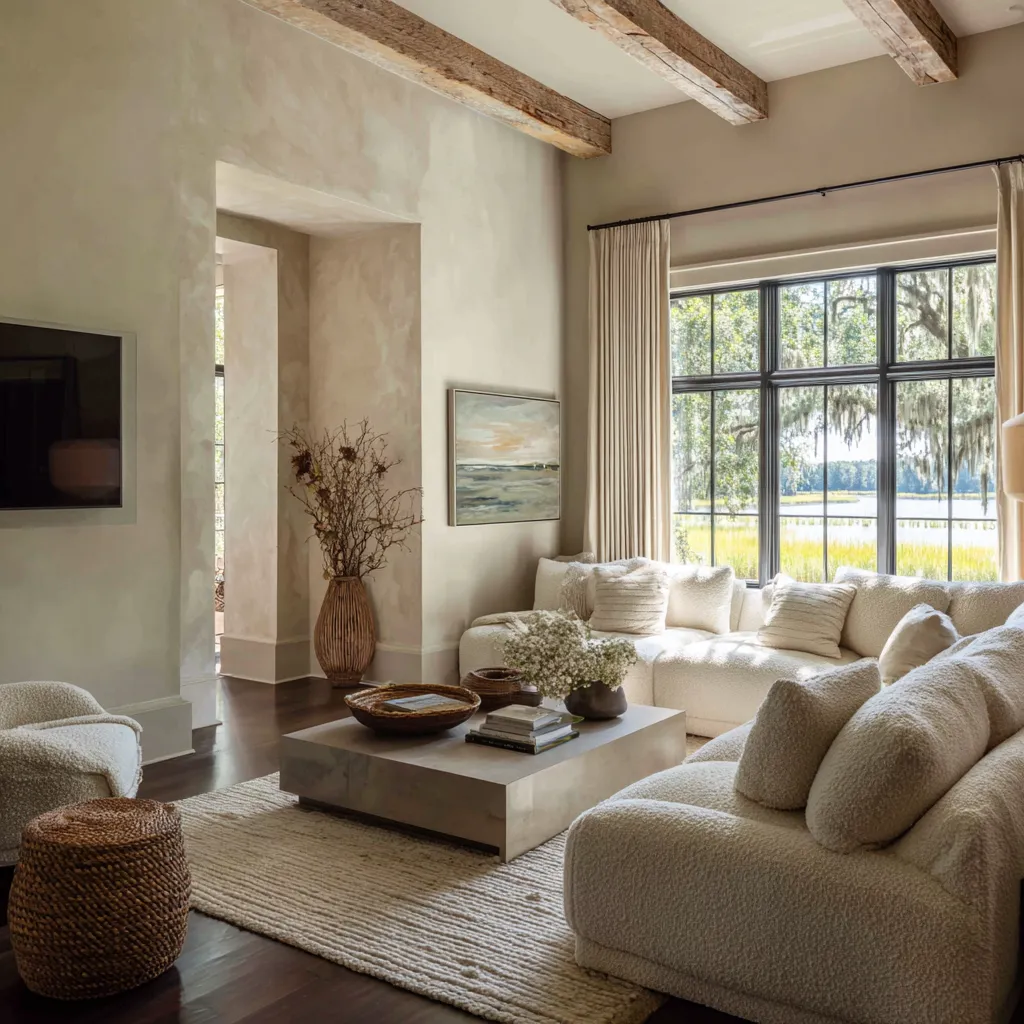 Modern Lowcountry Living Room Design for Today’s Homes | FH